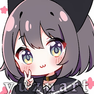 Custom Emote Stickers for Twitch, Discord, Youtube Vtuber Anime Style ...