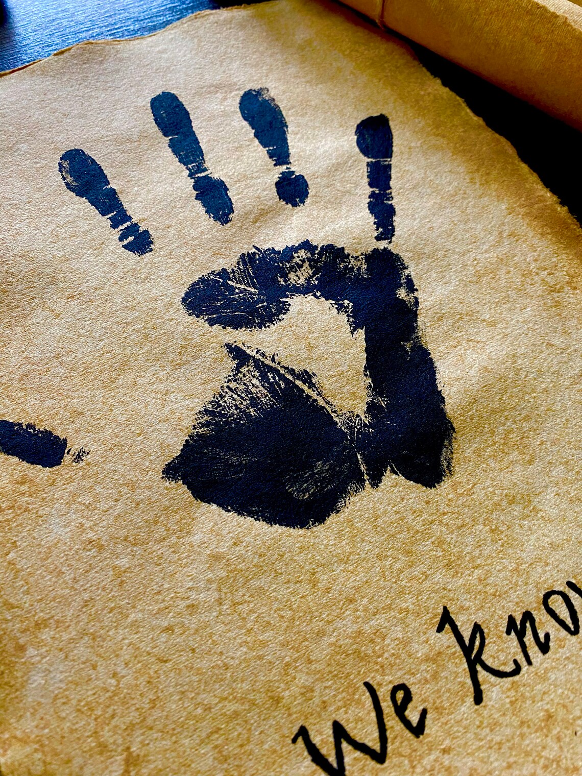 Dark Brotherhood “we Know” Letter on Parchment, Skyrim - Etsy