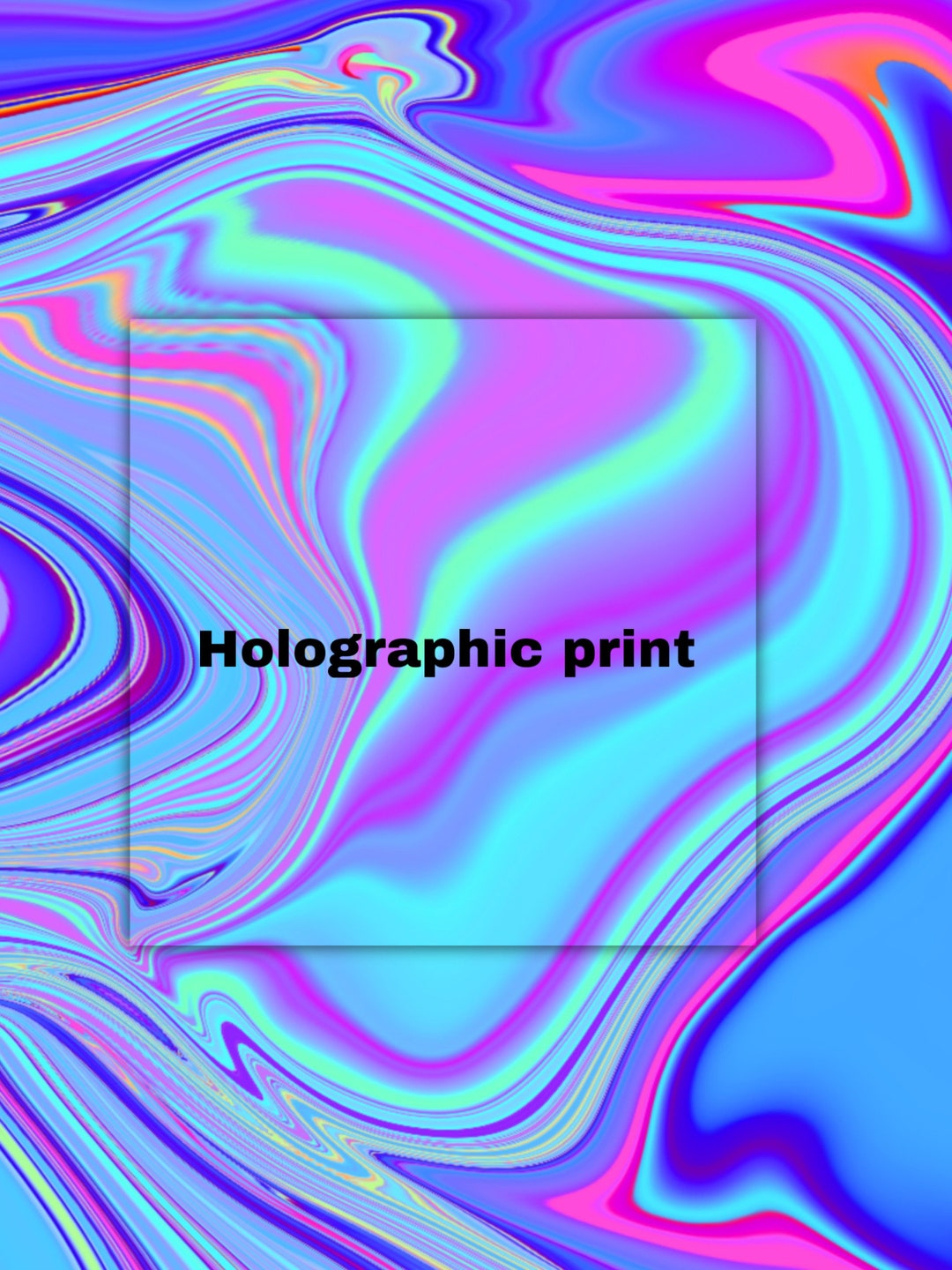 Holographic Print (digital) - Etsy