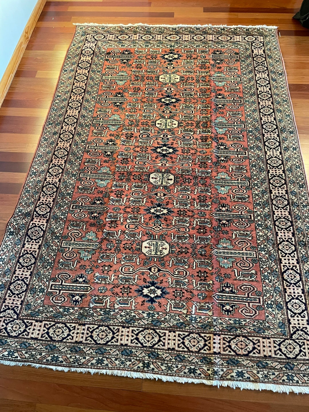 Vintage Baku Chi Chi Caucasus Rug Circa Handmade-made in 1912-5'3x8'2 ...