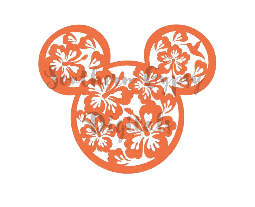 Digital Download of Hibiscus Mouse - Etsy