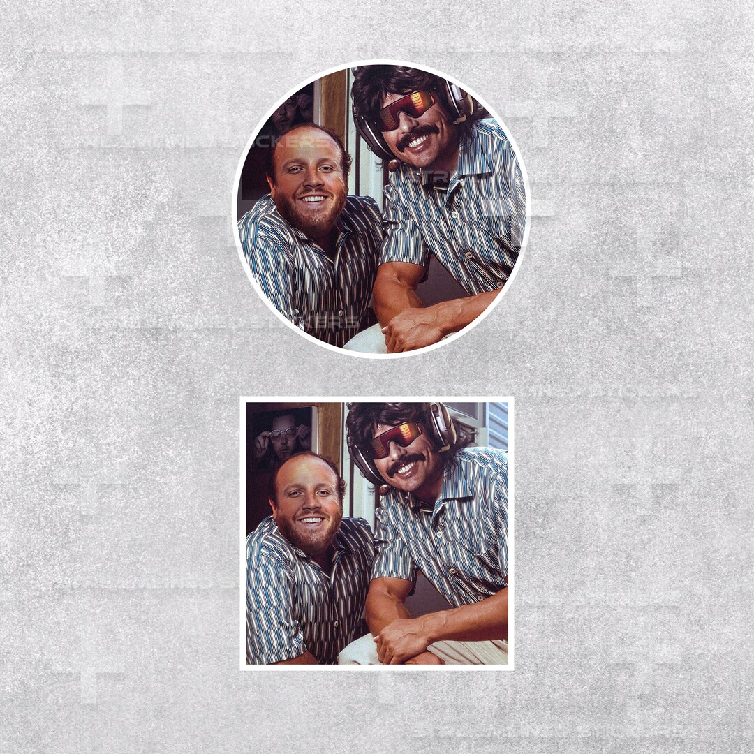 Dr Disrespect, Timthetatman, Zlaner Funny Sticker - Etsy