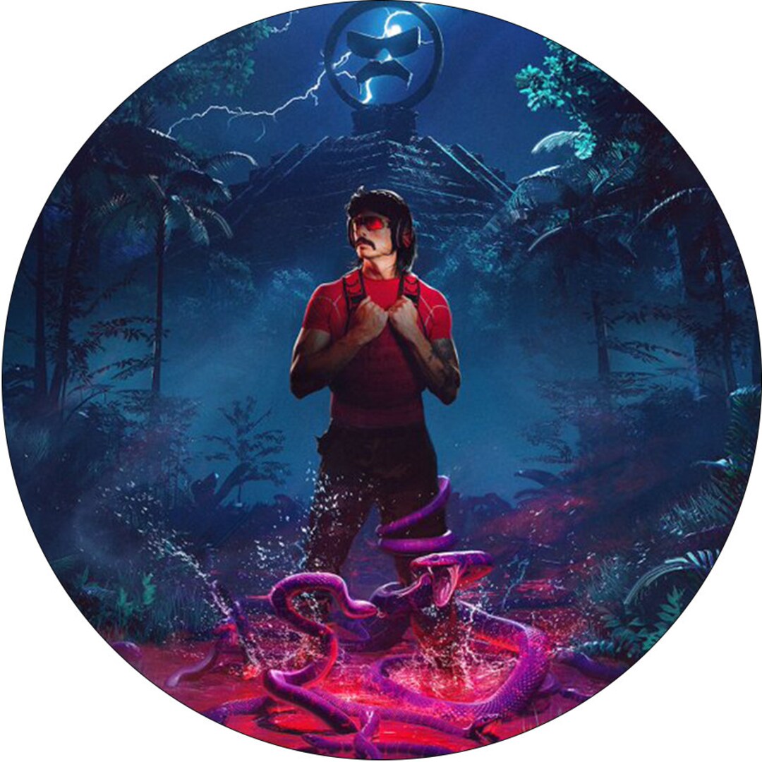 Dr Disrespect - Purple Snakes Sticker - Etsy