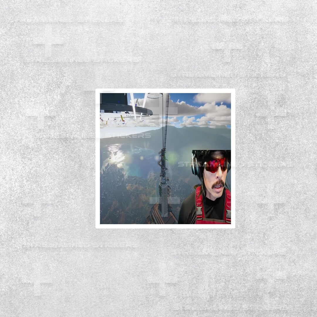 Dr Disrespect Sticker "only Down" Sticker | Sticker for Laptop, Bottle ...