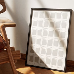 Personalized Instax Mini Photo Frame Guide DIY Collage Template ...