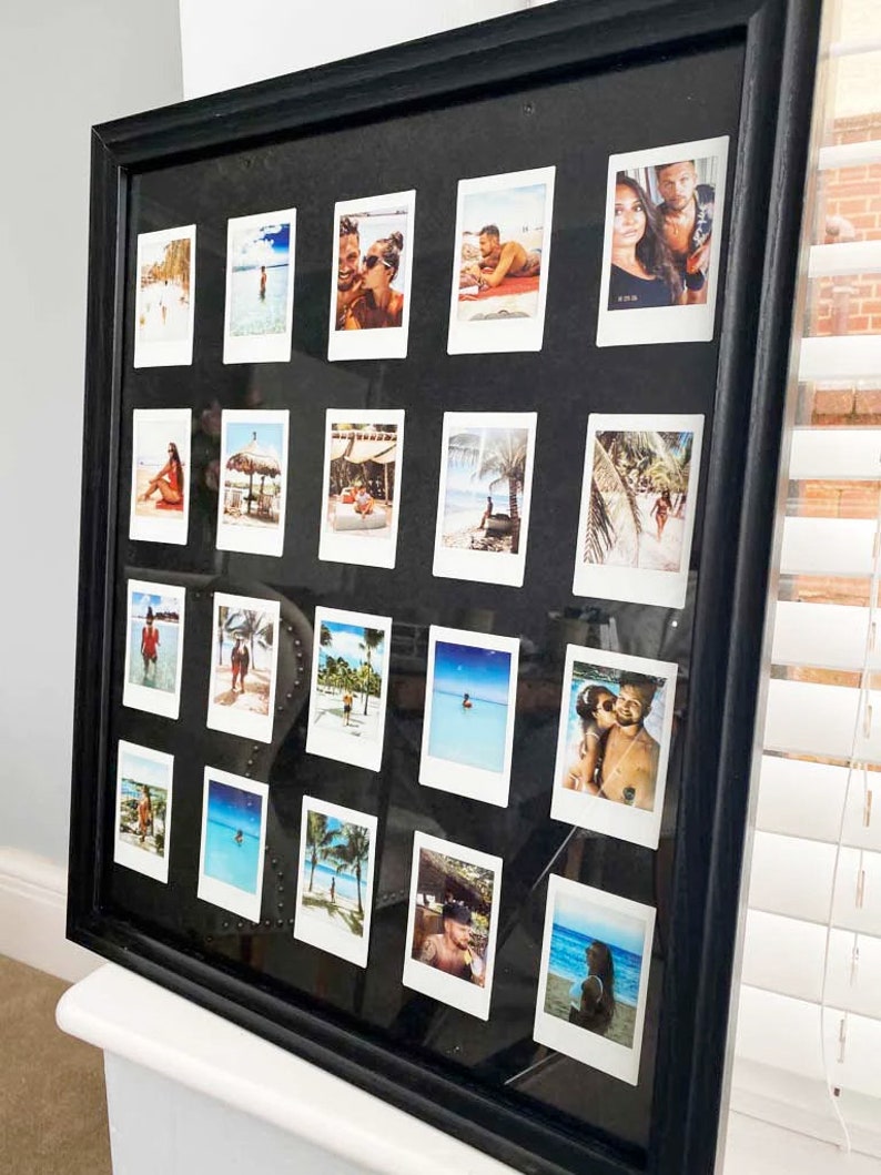 Instax Mini Photo Frame Guide DIY Collage Template Guide Layout for ...