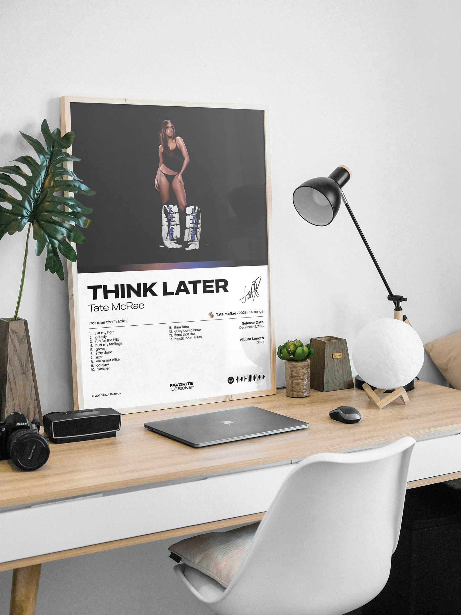 THINK LATER Album Cover Poster Tate Mcrae New Album Custom - Etsy