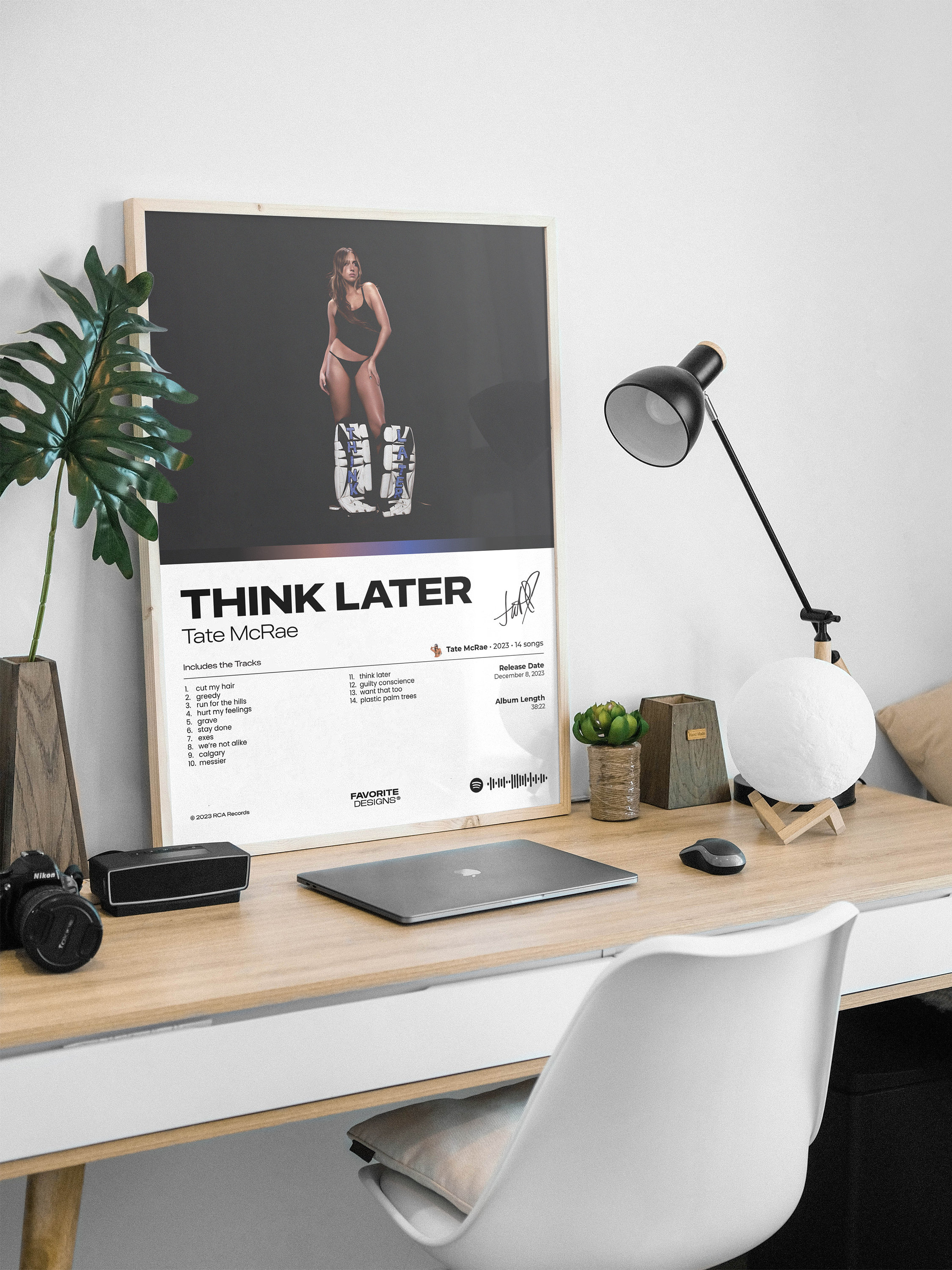 THINK LATER Album Cover Poster Tate Mcrae New Album Custom - Etsy