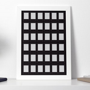 Instax Mini Photo Frame Guide DIY Collage Template Guide Layout for ...