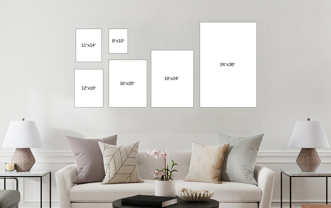 Instax Mini Photo Frame Guide DIY Collage Template Guide Layout for ...