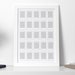 Instax Mini Photo Frame Guide DIY Collage Template Guide Layout for ...