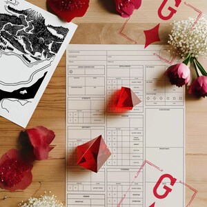 Gemma's TTRPG D&D Character Sheet That Wins Games | 9-page Modern ...