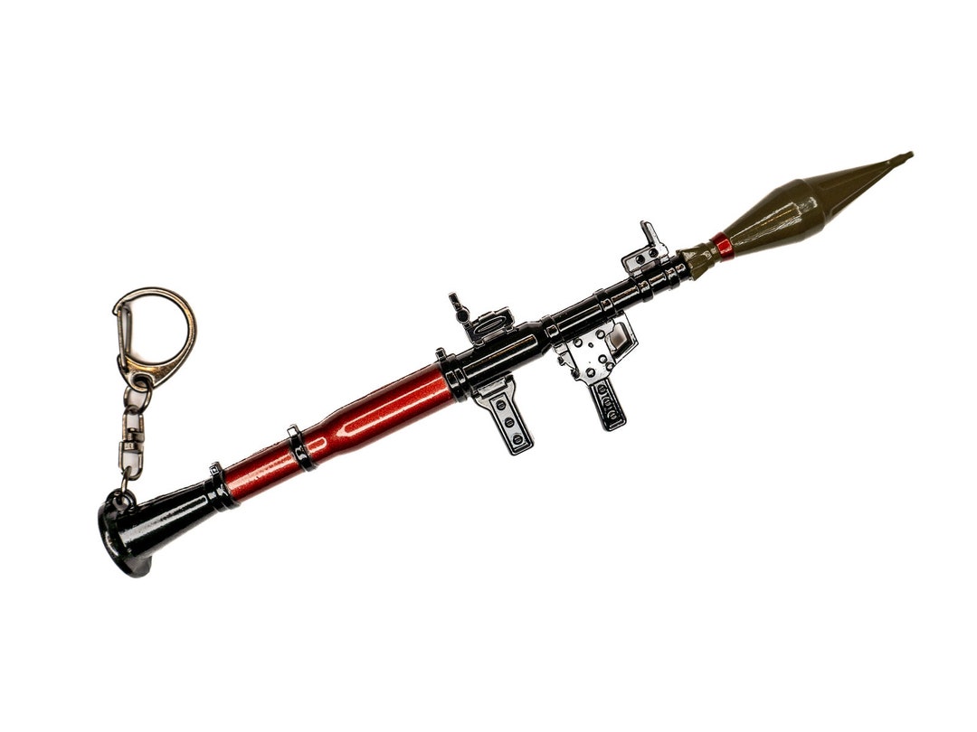 Miniature RPG Gun Keychain, Mini Gun Keychain - Etsy