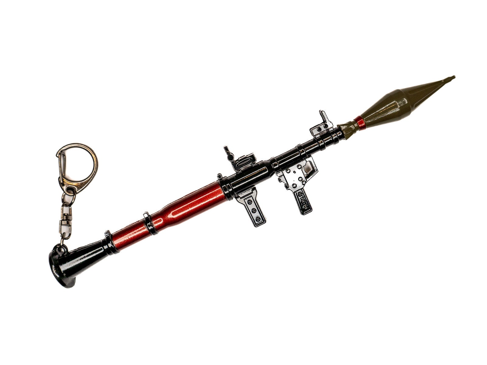 Miniature RPG Gun Keychain, Mini Gun Keychain - Etsy