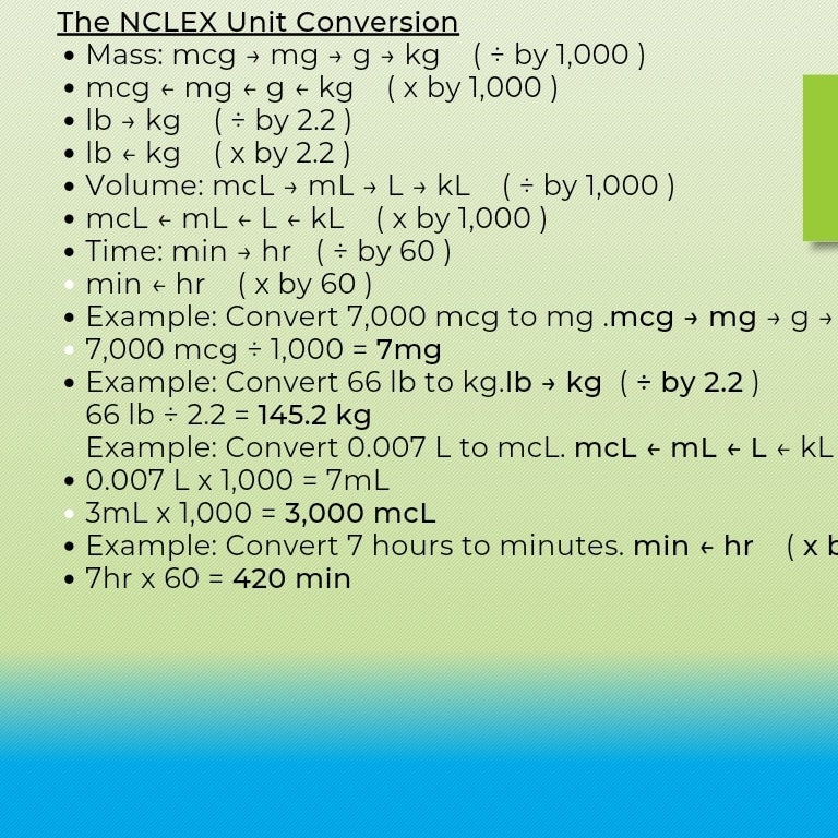 Dosage Cal Conversion Made It Easy - Etsy
