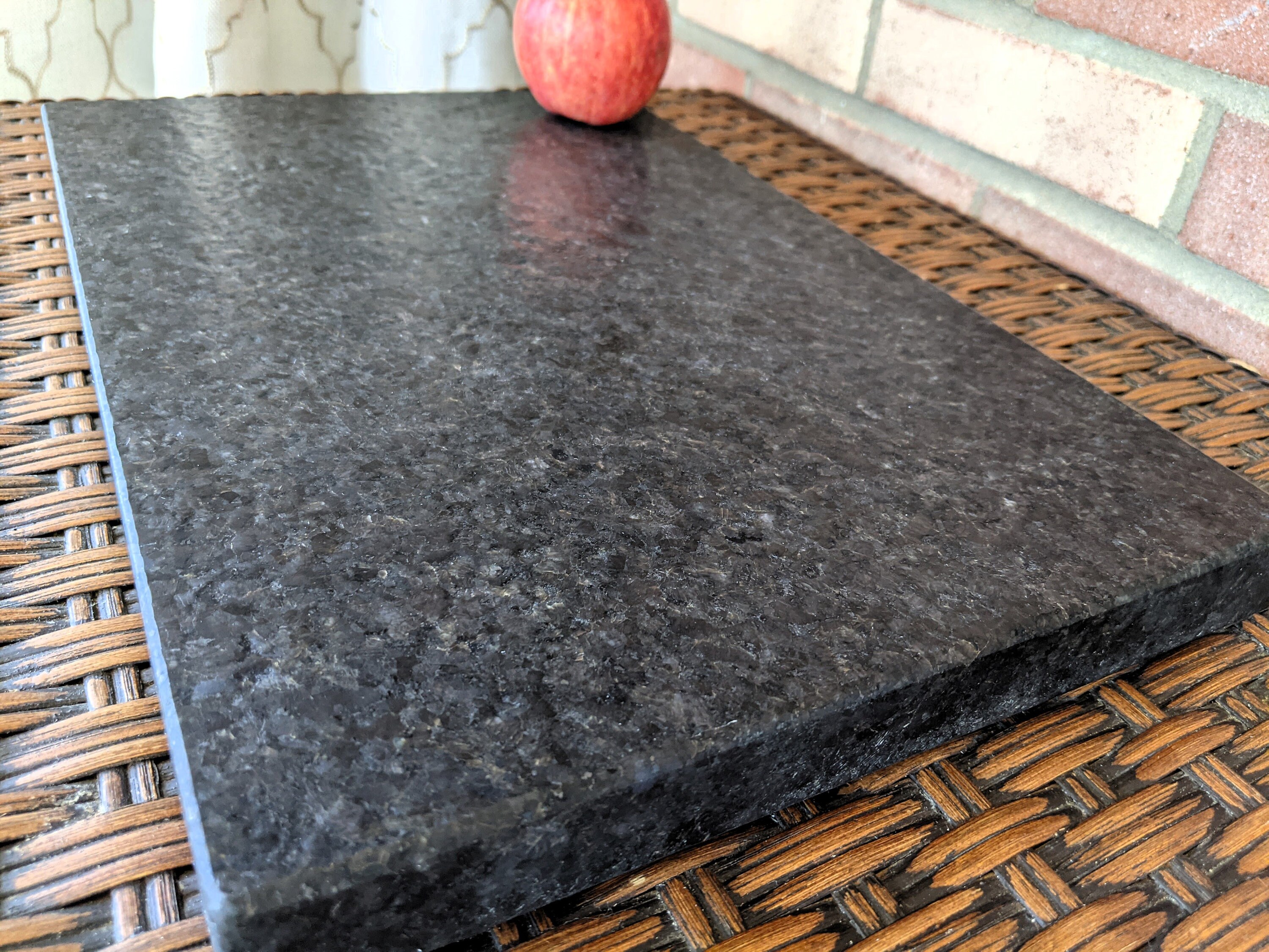 Granite Cutting Board Black Pearl Leathered, Black Labrador, Black ...