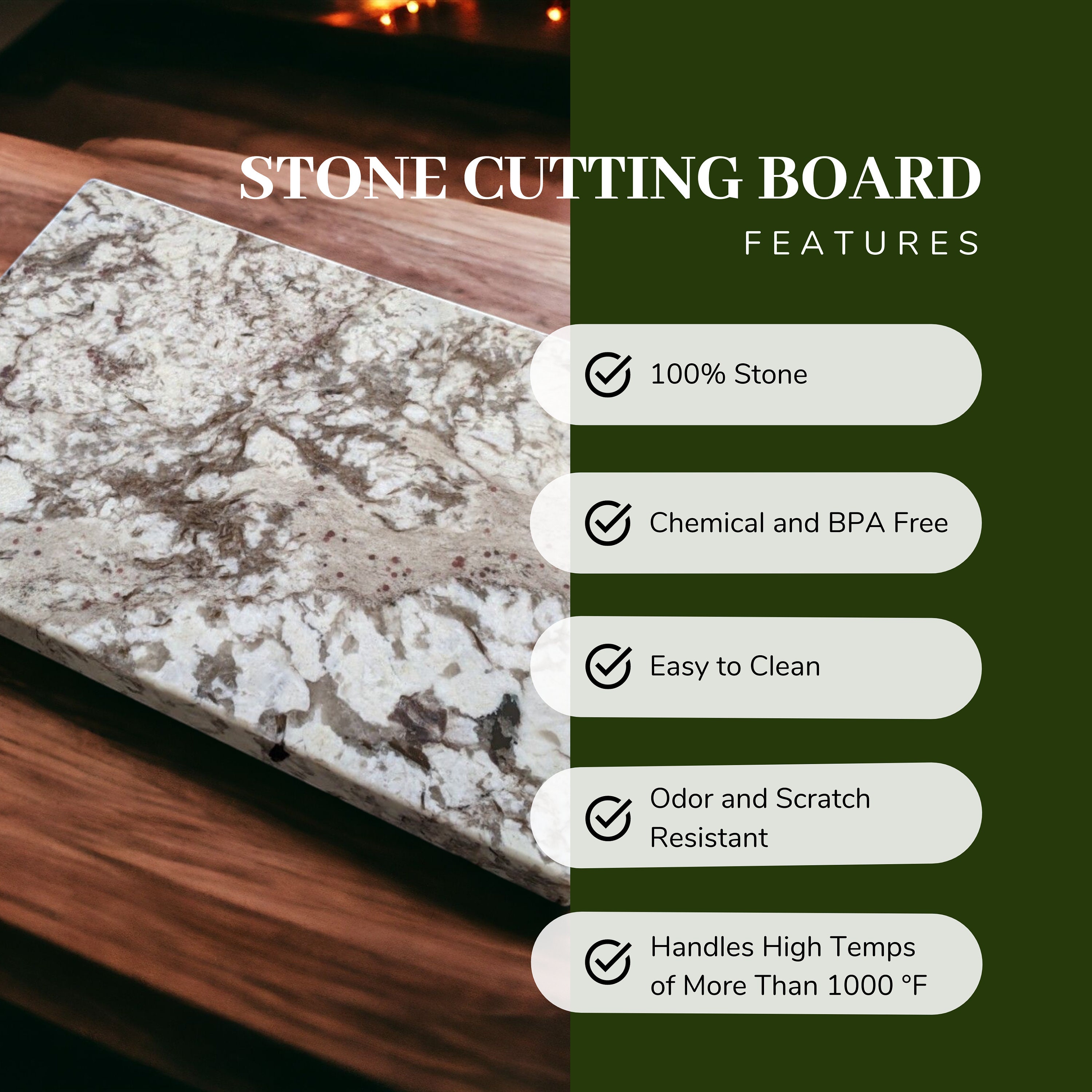 Granite Cutting Board Black Pearl Leathered, Black Labrador, Black ...