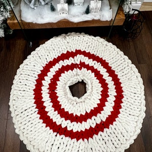 Hand Crochet Christmas Tree Skirt - Etsy