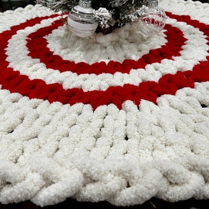 Hand Crochet Christmas Tree Skirt - Etsy