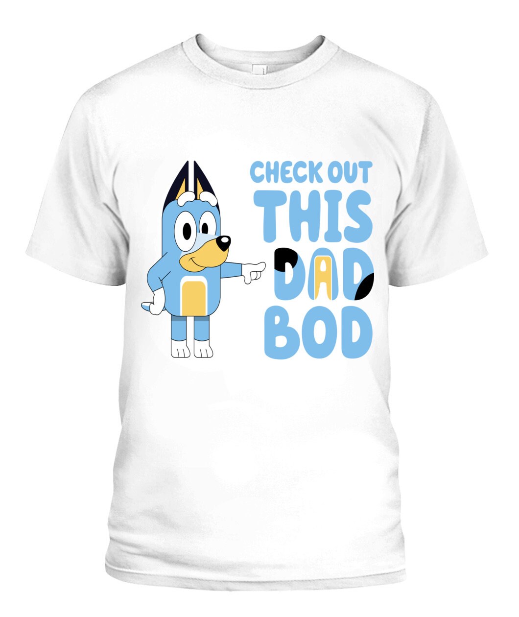 Check Out This Dad Bod, Bluey Dad Shirt, Bluey Gifts for Dad, Bluey ...