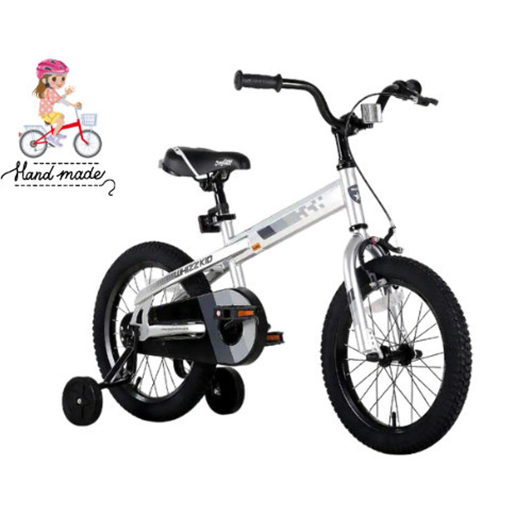Whizz Kids Bike for Boys and Girls Ages 4-7 With Training Wheels, 16 In ...