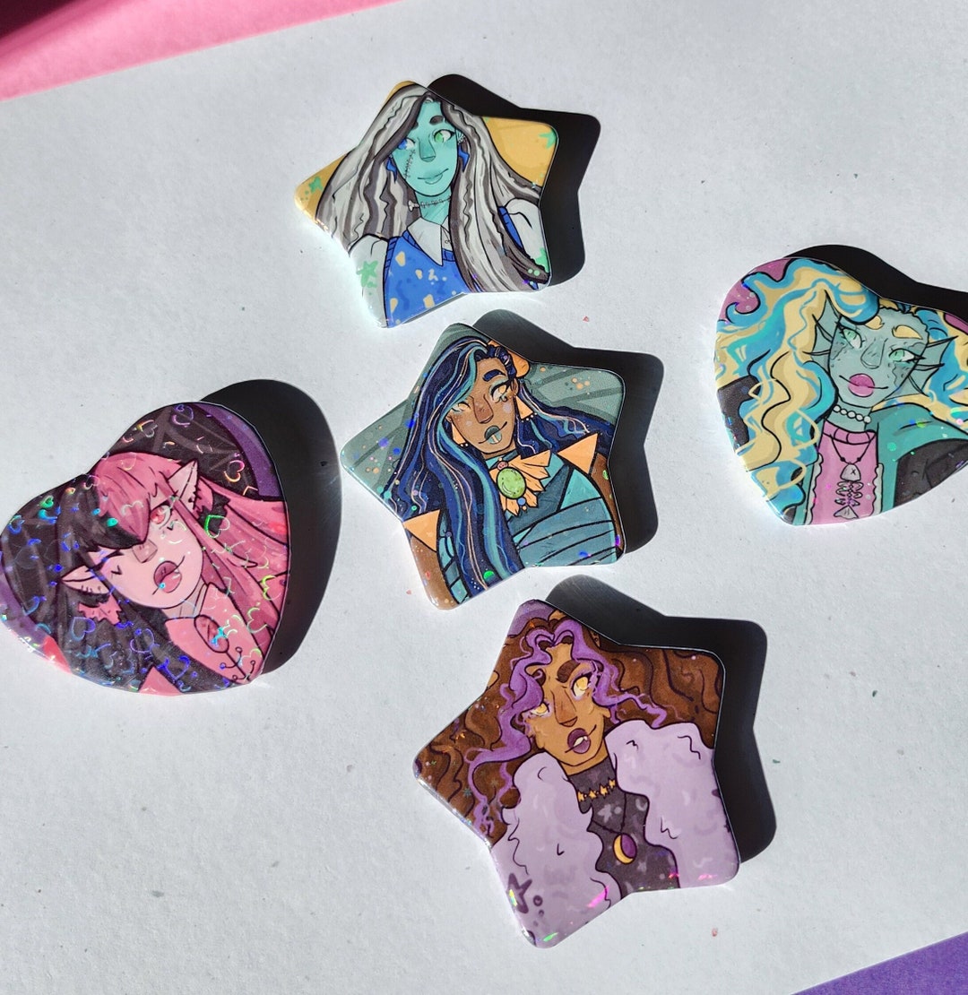 Monster Girls Pins - Etsy