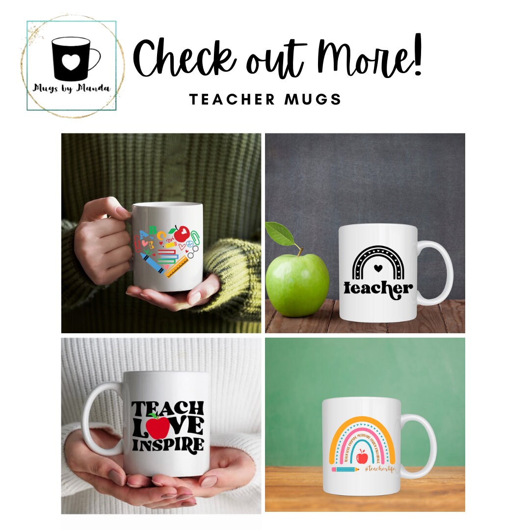 Mug for Teacher, Teacher Gift, Classroom Decor, Coffee Lover Mug ...