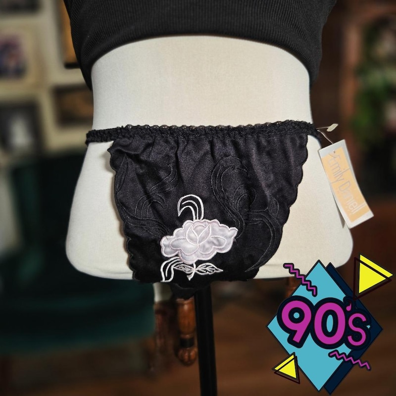 90s Satin Bikini - Etsy