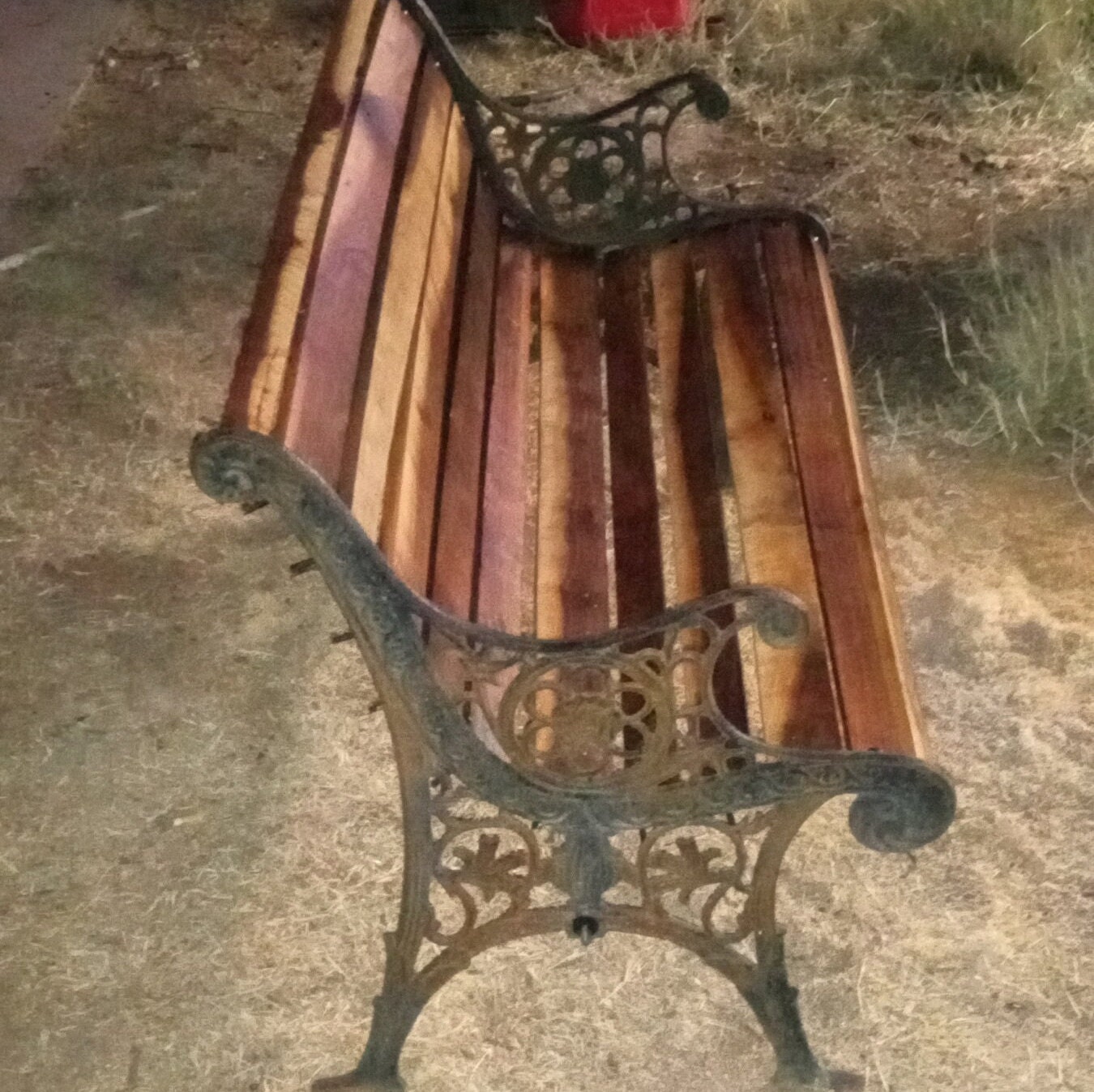 Mesquite Wood Park Bench - Etsy