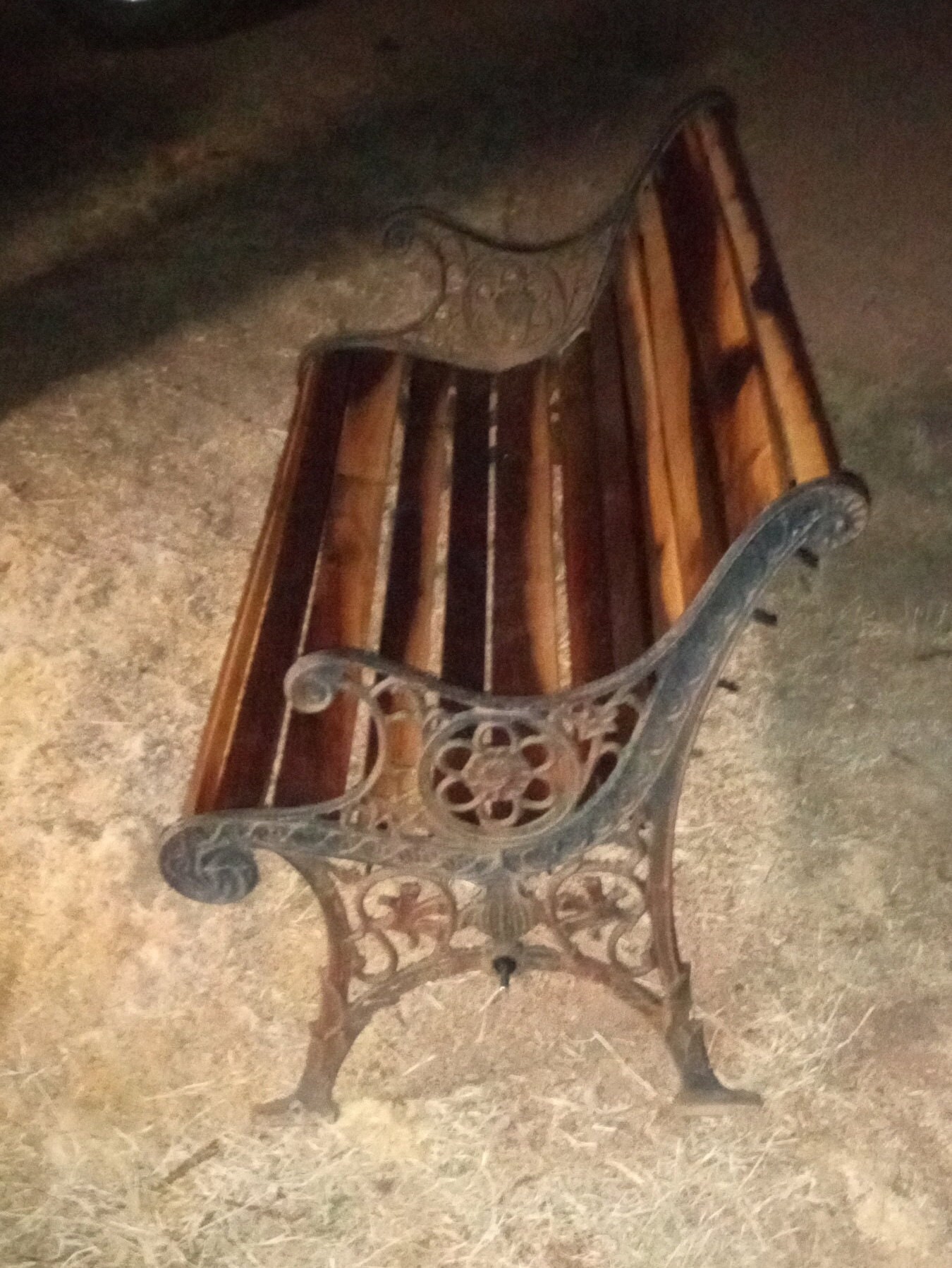 Mesquite Wood Park Bench - Etsy