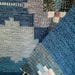 Muted Blue Kilim Rug: Handwoven New Zealand Wool, Southwestern Design ...