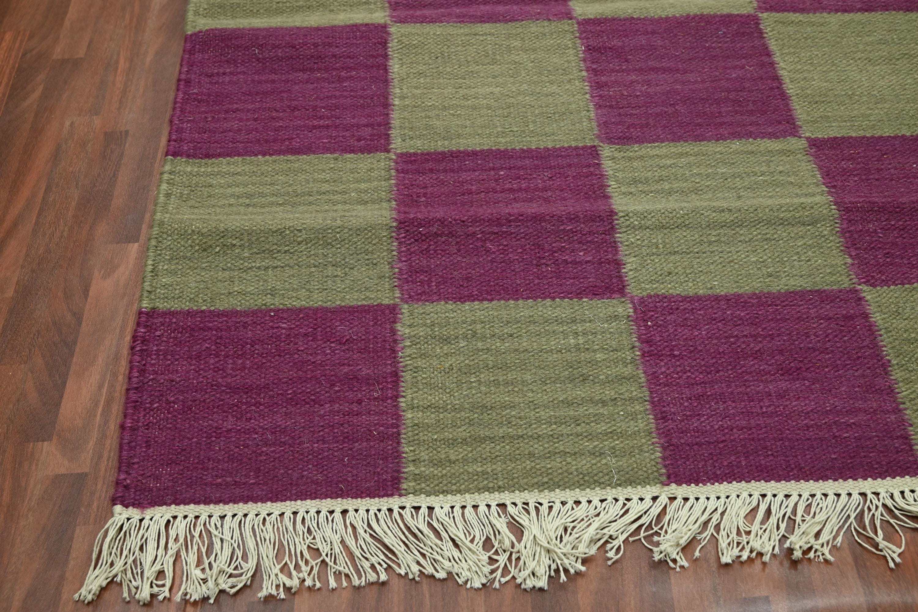 Swedish Marianne Richter-inspired Kilim Rug in Purple and Gray It ...