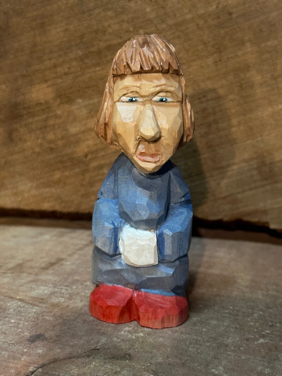 Blue Dress Lady Boat Gnome - Etsy