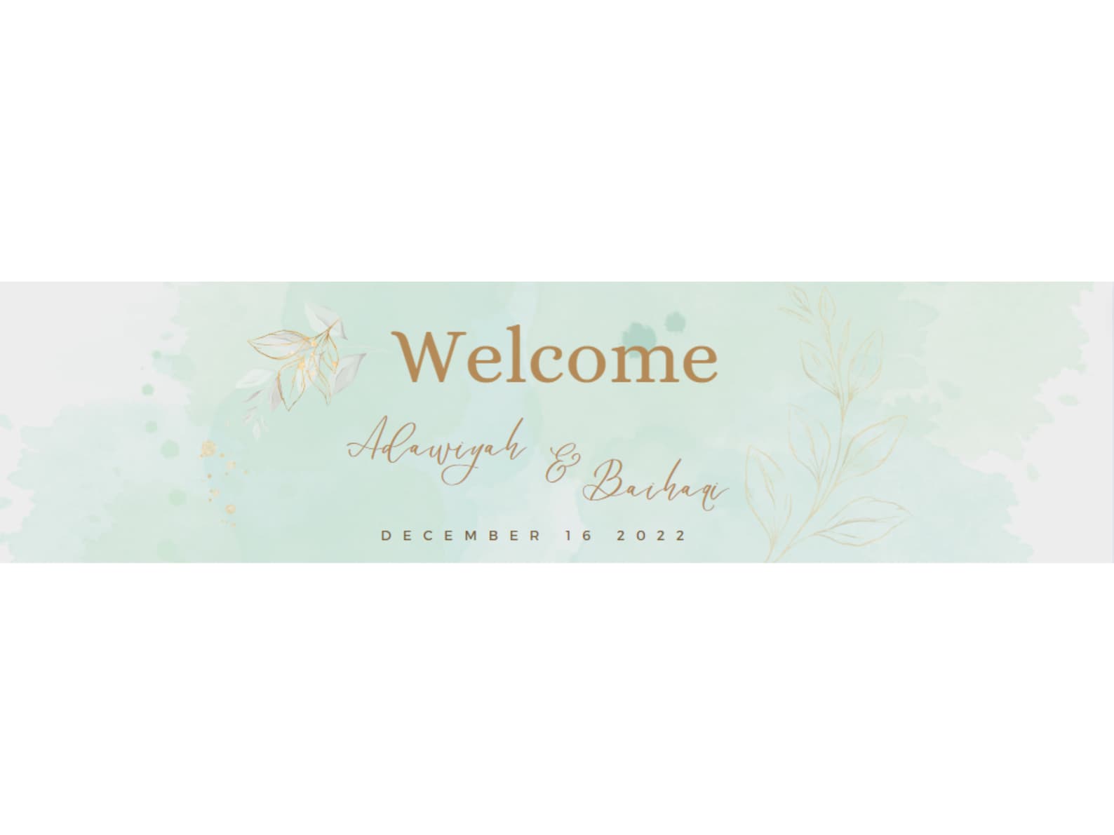 Welcome Water Bottle Label Template, Greenery Welcome Water Bottle ...