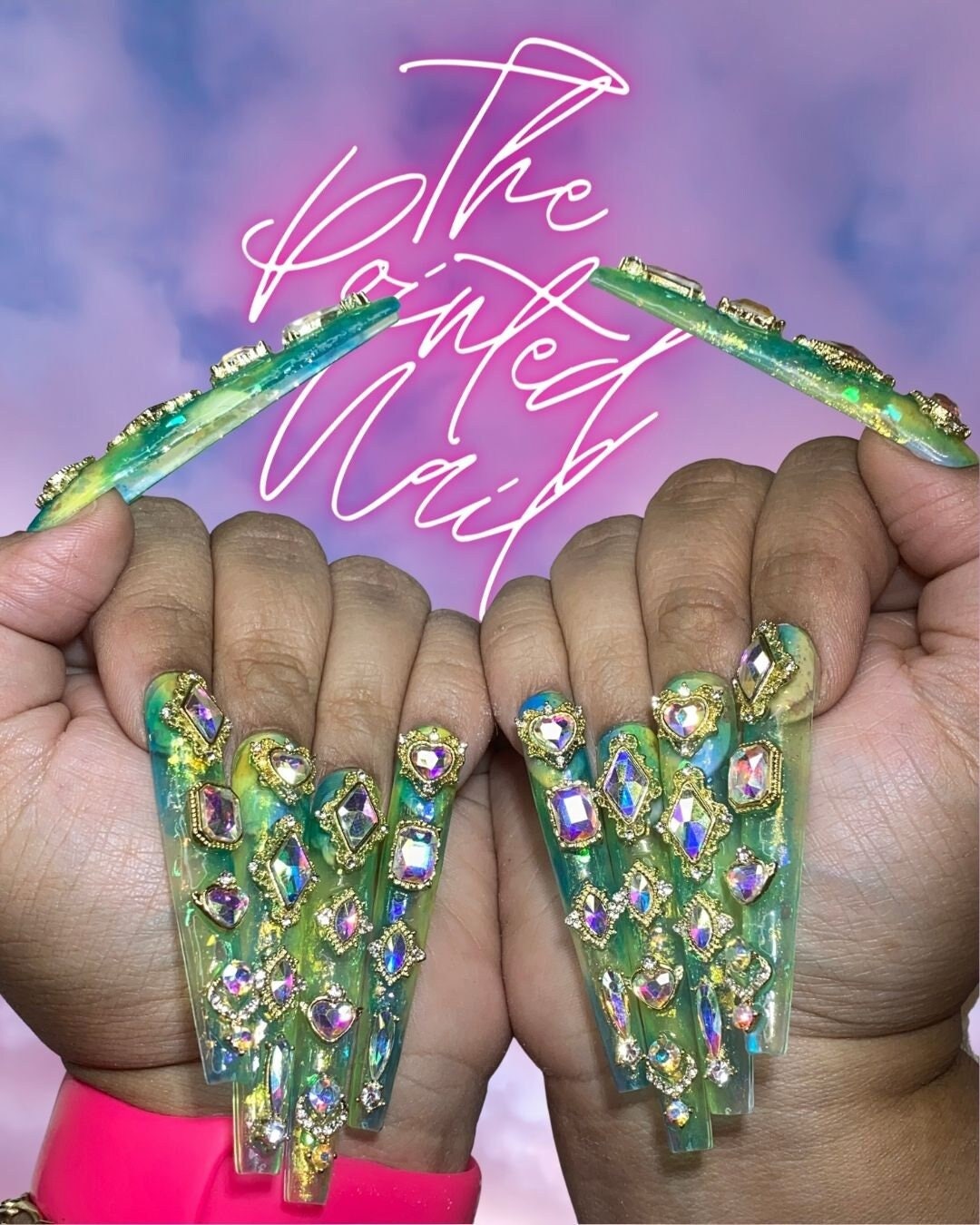 Extendo Press on Nails 4XL Coffin Sz Large - Etsy