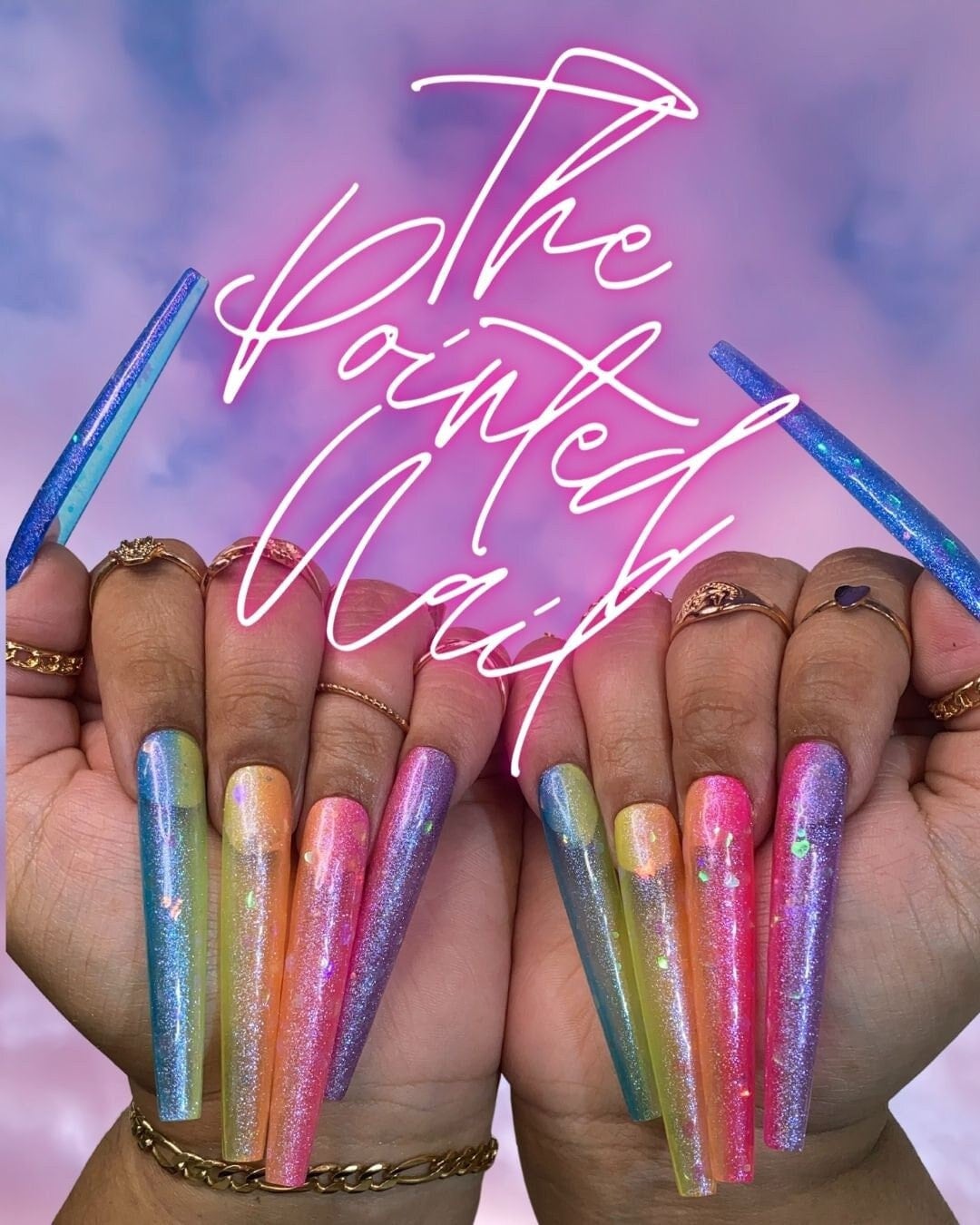 Extendo Press on Nails 4XL Coffin/stiletto Sz Small - Etsy