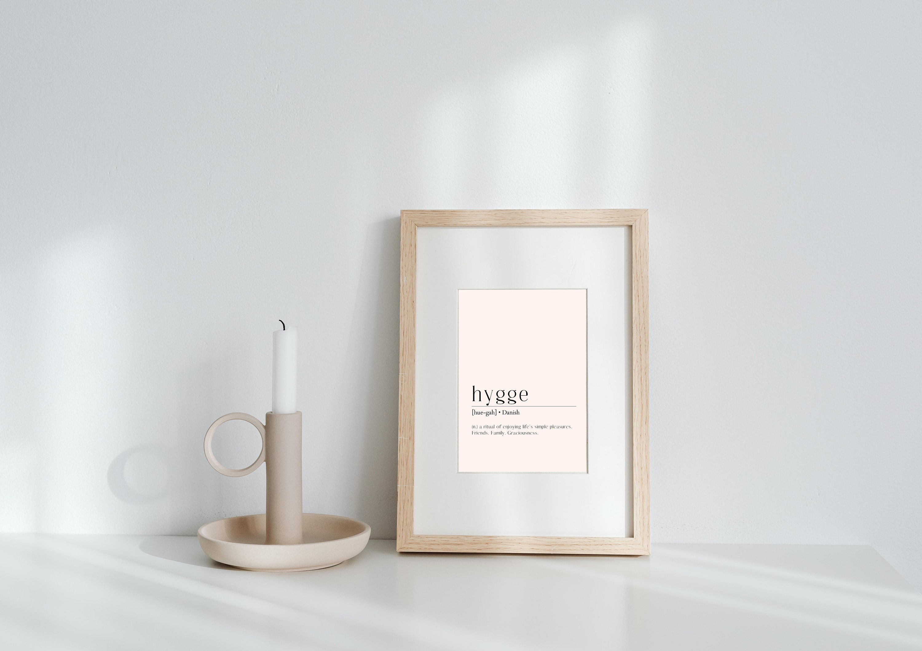 Hygge Print Inspirational Words, Scandinavian Interior, Printable ...
