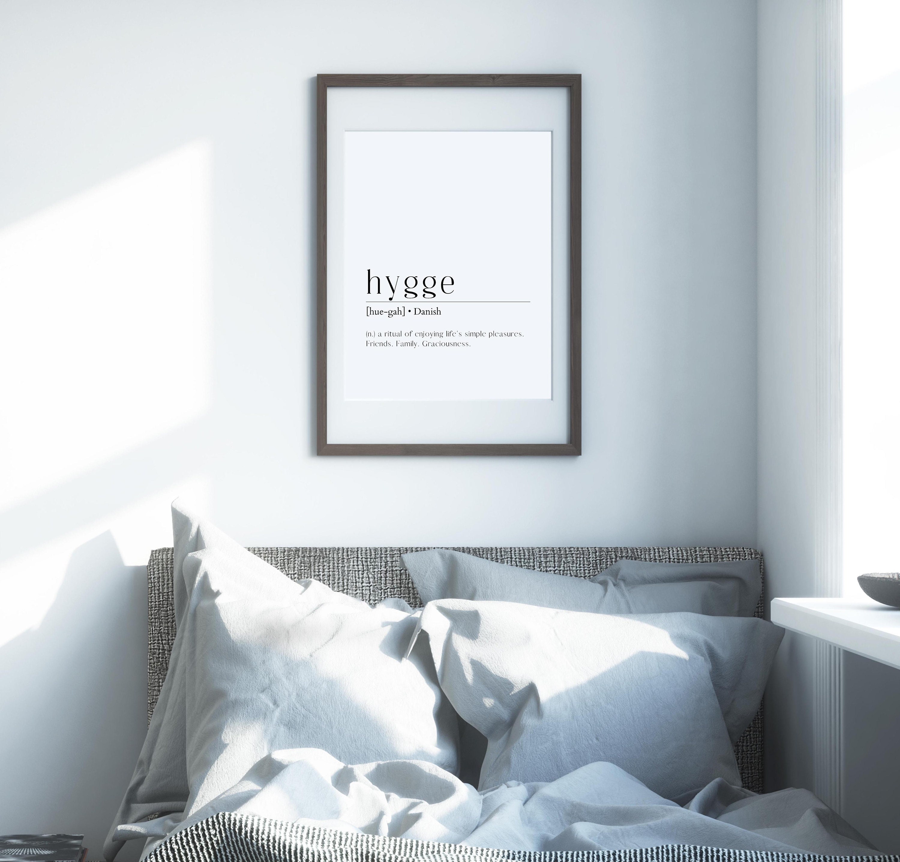 Hygge Print Inspirational Words, Scandinavian Interior, Printable ...
