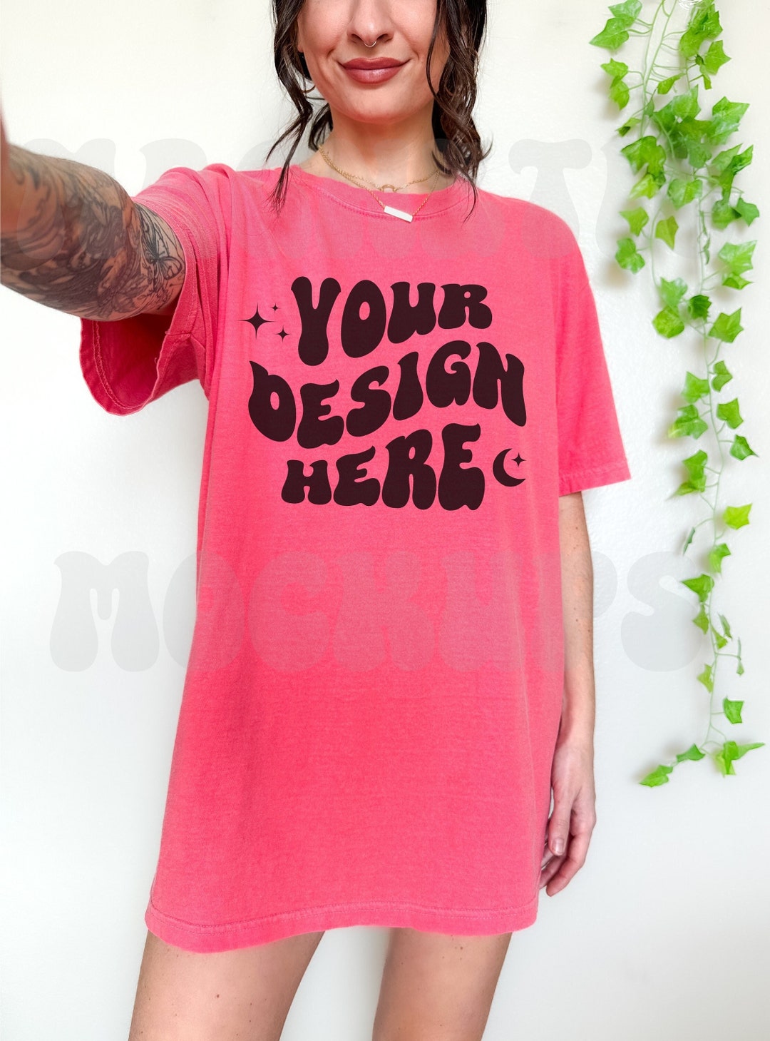 Watermelon Comfort Colors C1717 Mockup, Comfort Colors Mockup ...