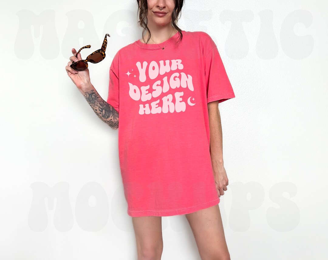 Watermelon Comfort Colors C1717 Mockup, Comfort Colors Mockup ...