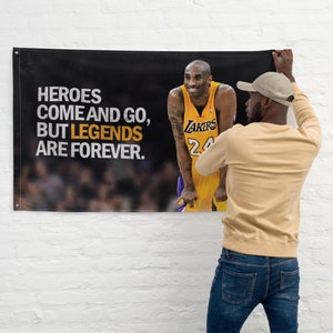 Kobe Bryant Legends Flag | Unique Design Print | High Quality Materials ...
