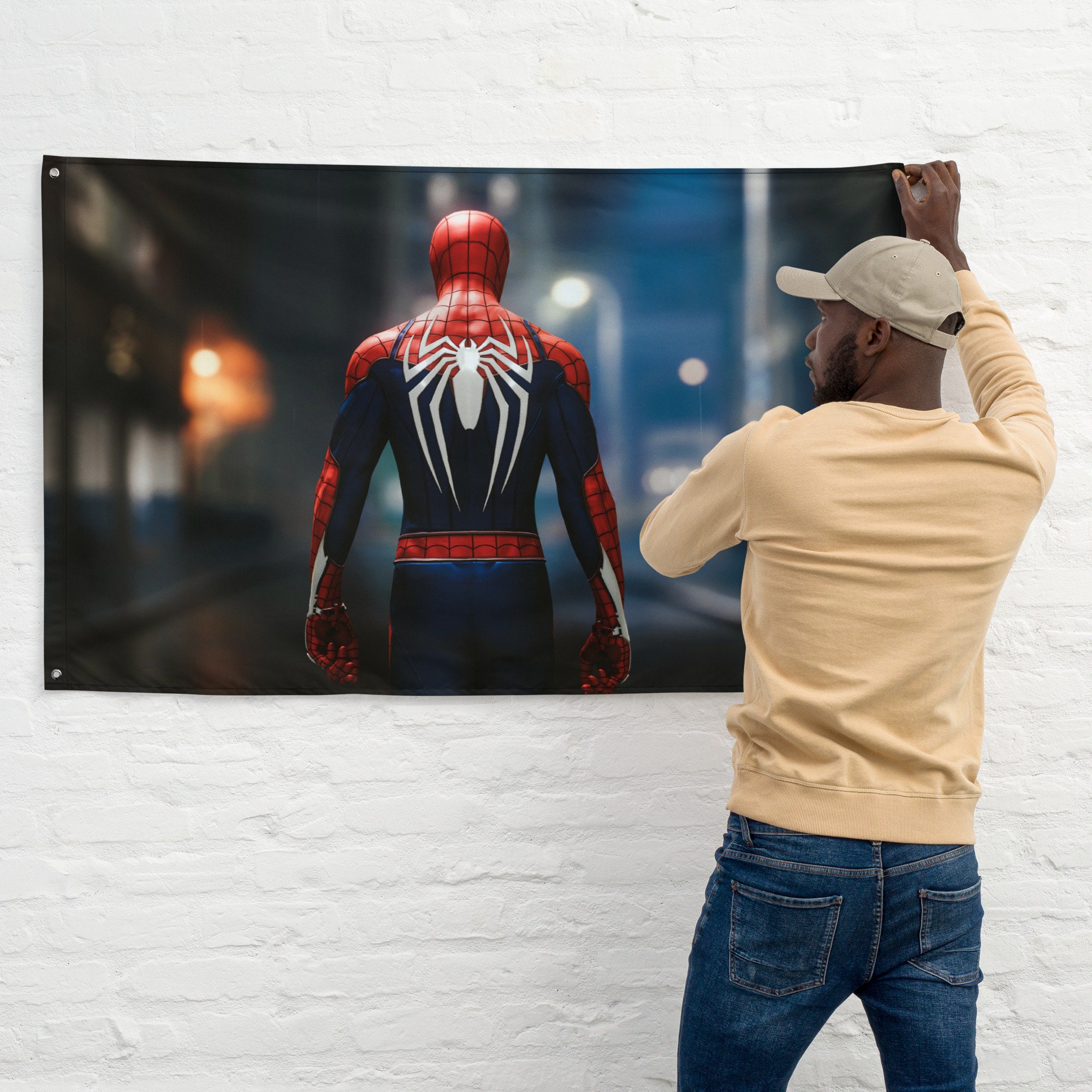 Spider Man Flag | Unique Design Print | High Quality Materials | Made ...