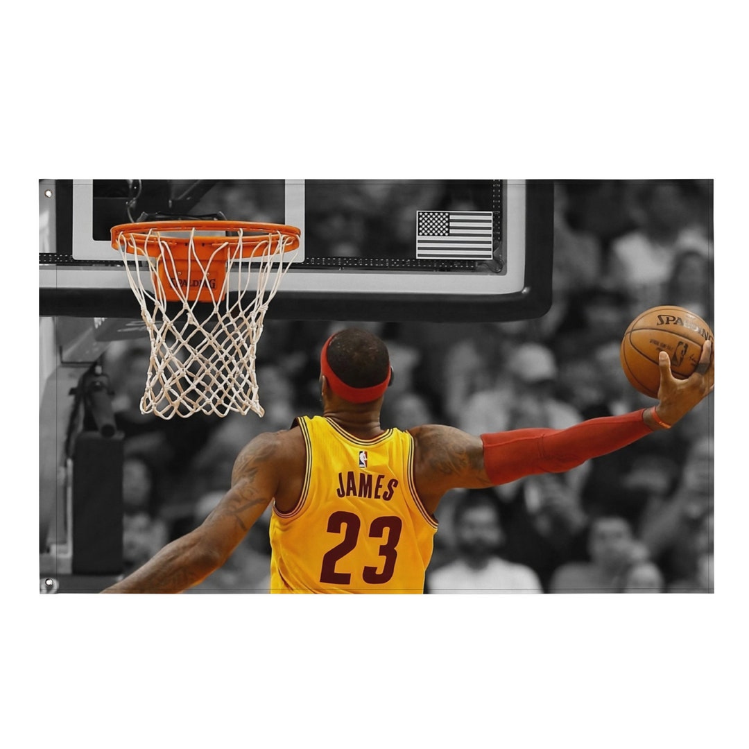 Lebron James Dunk Flag | Unique Design Print | High Quality Materials ...