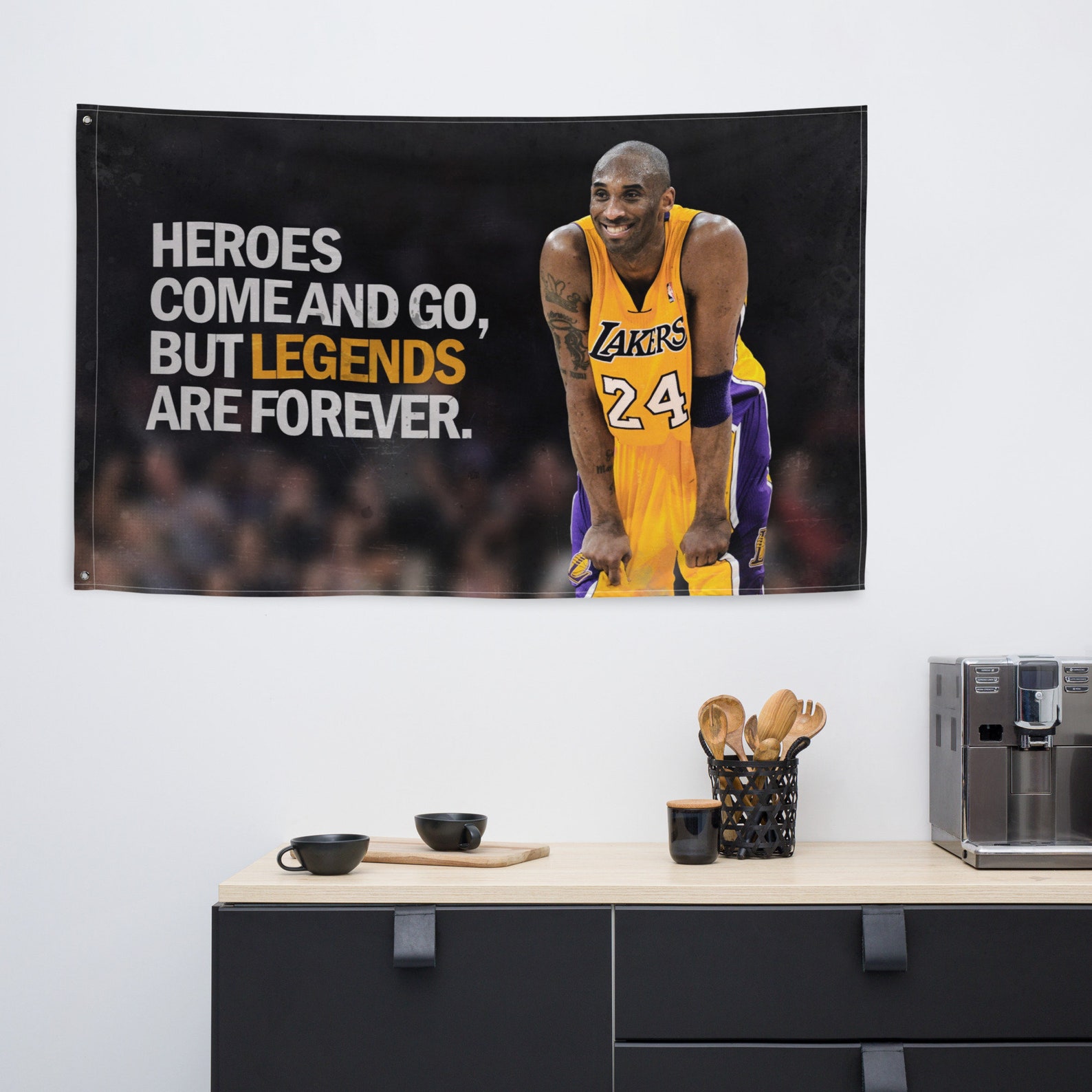 Kobe Bryant Legends Flag | Unique Design Print | High Quality Materials ...