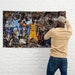 Kobe Bryant Championship Confetti Flag Unique Design Print High Quality ...