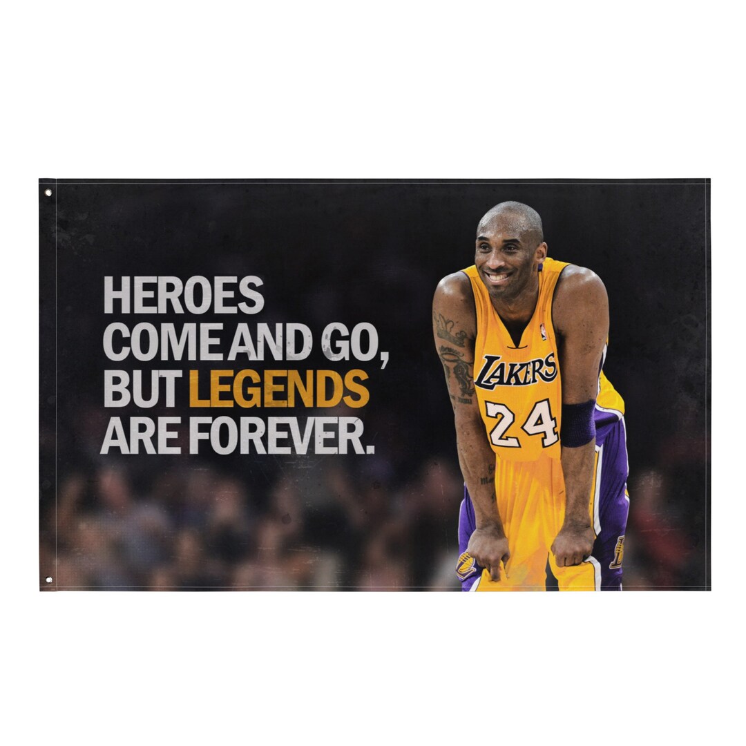 Kobe Bryant Legends Flag | Unique Design Print | High Quality Materials ...