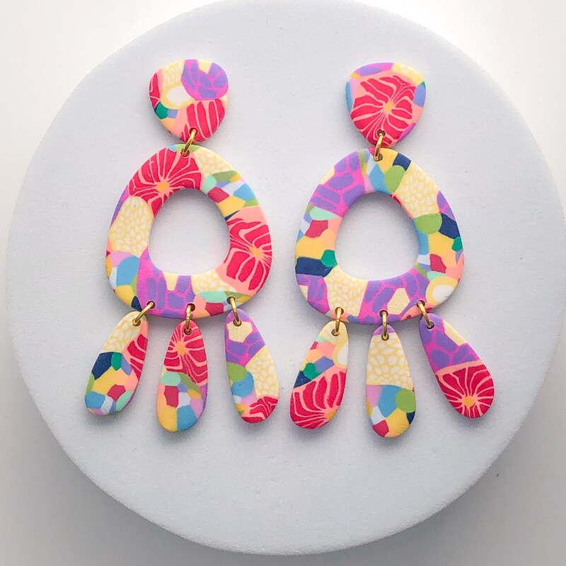 Fimo Clay Earrings - Etsy