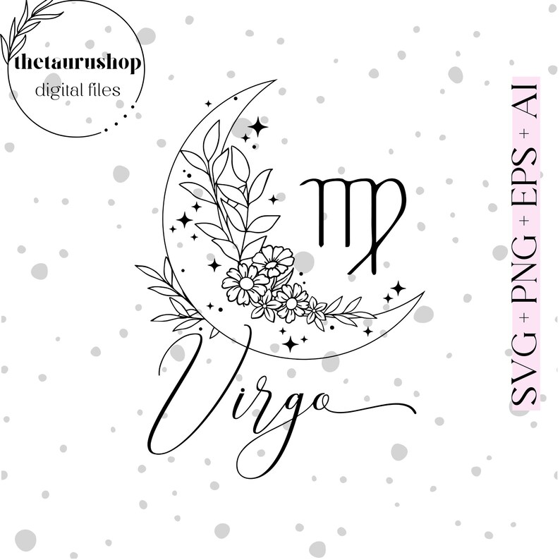 Virgo PNG Virgo SVG Astrology PNG Astrology Svg Zodiac Signs Png Zodiac ...