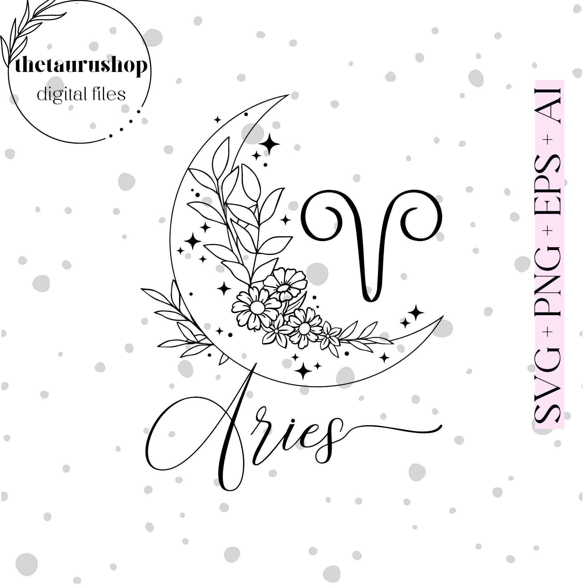 Aries SVG Aries Zodiac Svg Aries PNG Astrology Svg - Etsy