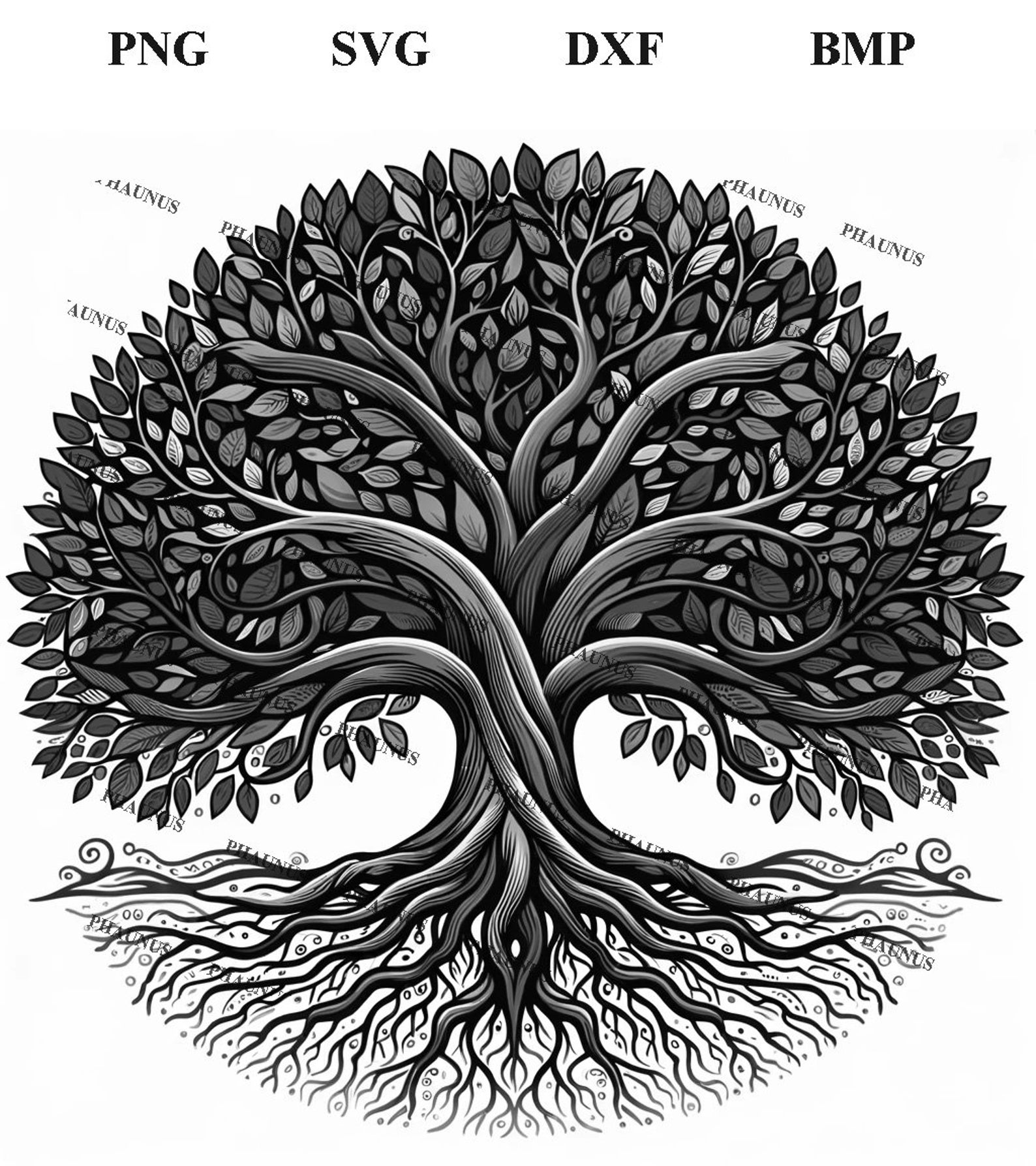 Tree of Life High Resolution Svg, Png, Dxf, Bmp - Etsy